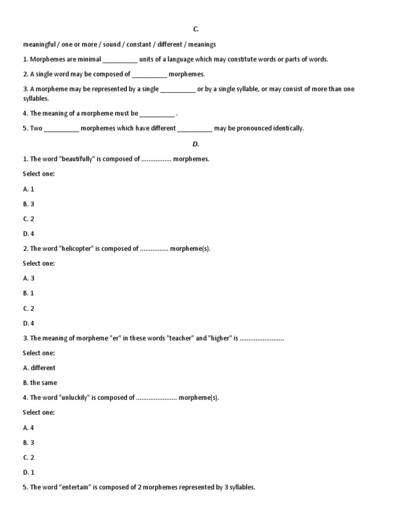Chapter 2 Review 2 | PDF | Word | Cognition