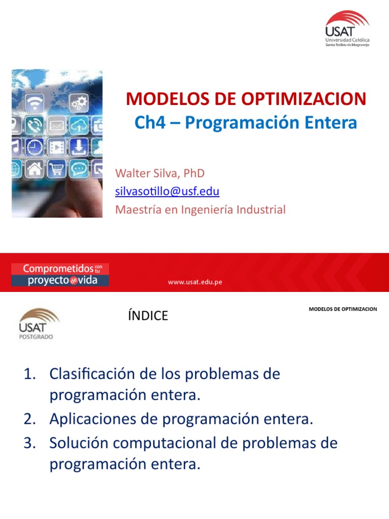 Ch4 Programacion Entera | PDF | Programación lineal | Optimización ...
