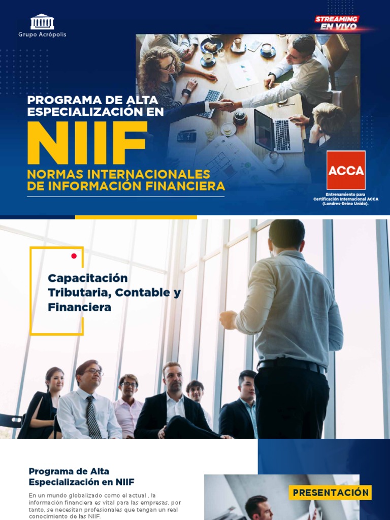 PAE en NIIF | PDF | normas internacionales de INFORMACION FINANCIERA ...