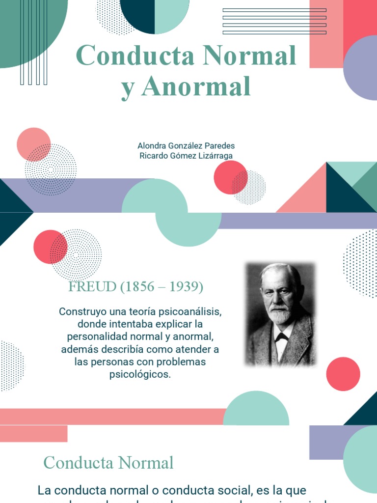 Conducta Normal y Conducta Anormal | PDF | Comportamiento | Psicoanálisis