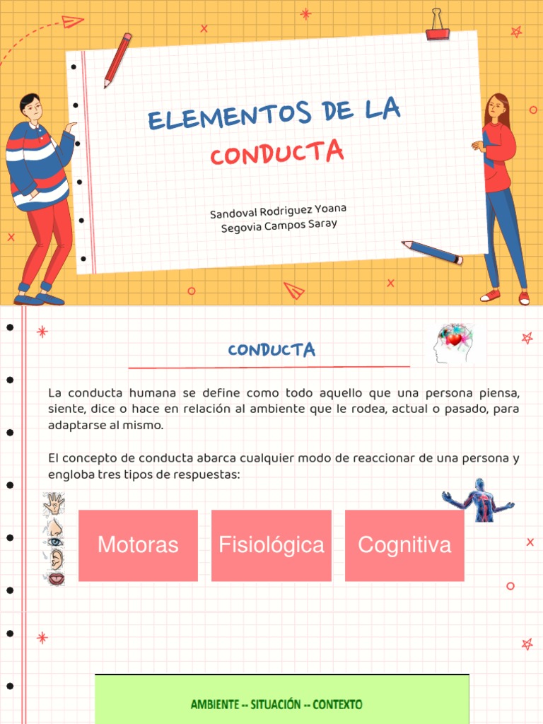 Elementos de La Conducta | PDF | Comportamiento | Las emociones