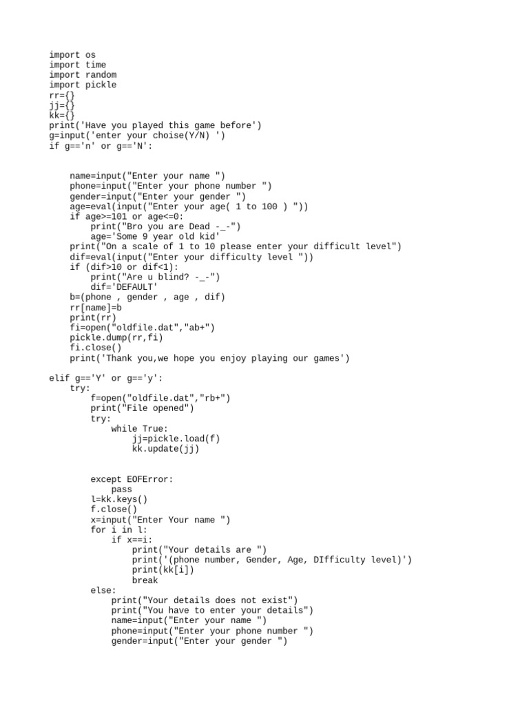 Project (ARCADE GAME) | PDF | Payments | Computing