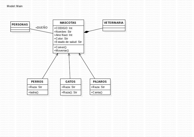 StarUML - MASCOTAS | PDF