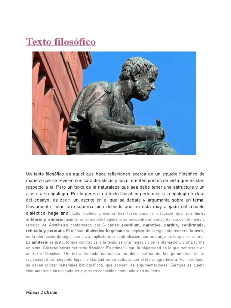 Texto Filosófico | PDF