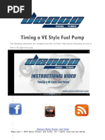 1hz 1hdt Pump Timing Procedure | PDF