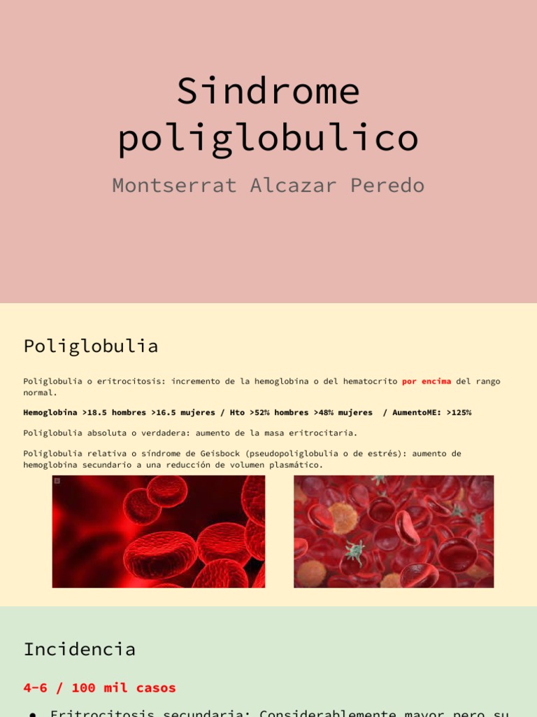 Poliglobulia: Causas y Tratamiento | PDF | Sangre | Medicina CLINICA