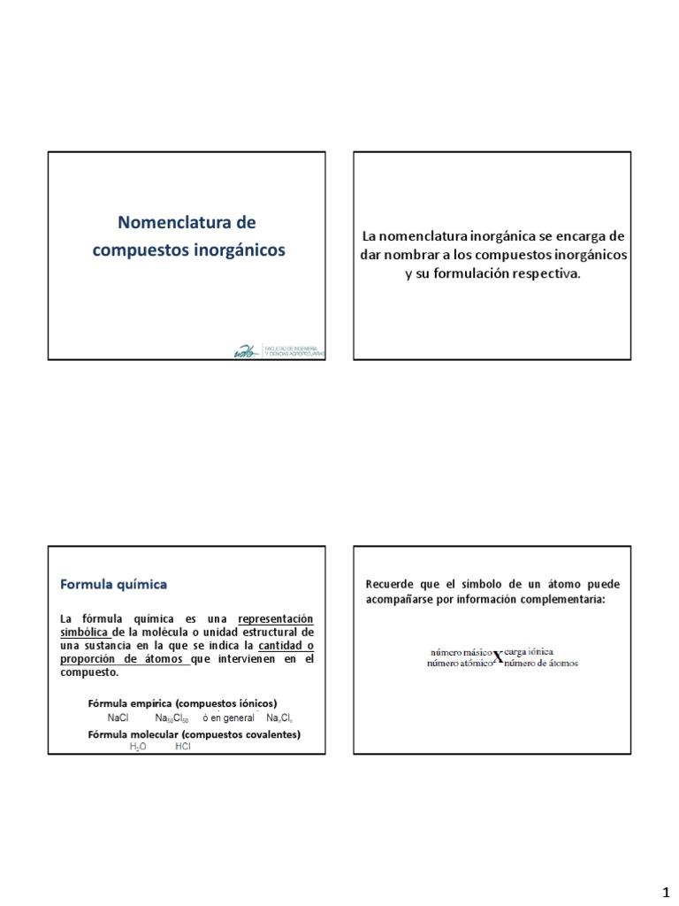 2 - Tema2 - Nomenclatura - Òxidos y Peróxidos | PDF | Óxido | Compuestos químicos