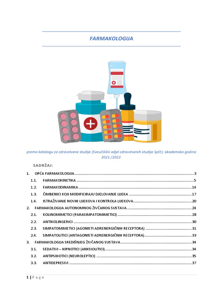 Farmakologija | PDF
