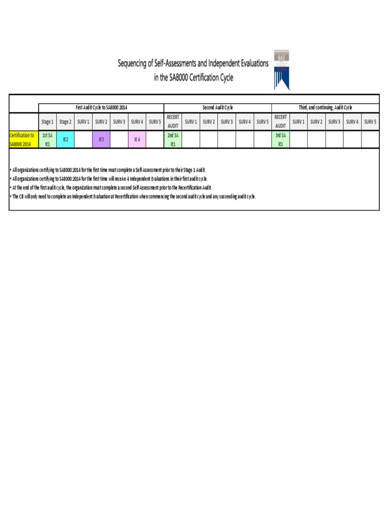 SA8000 Certification Cycle | PDF