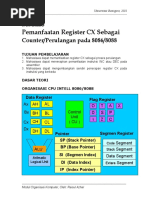 Modul-2 Praktikum Pengenalan Emulator 8086 | PDF