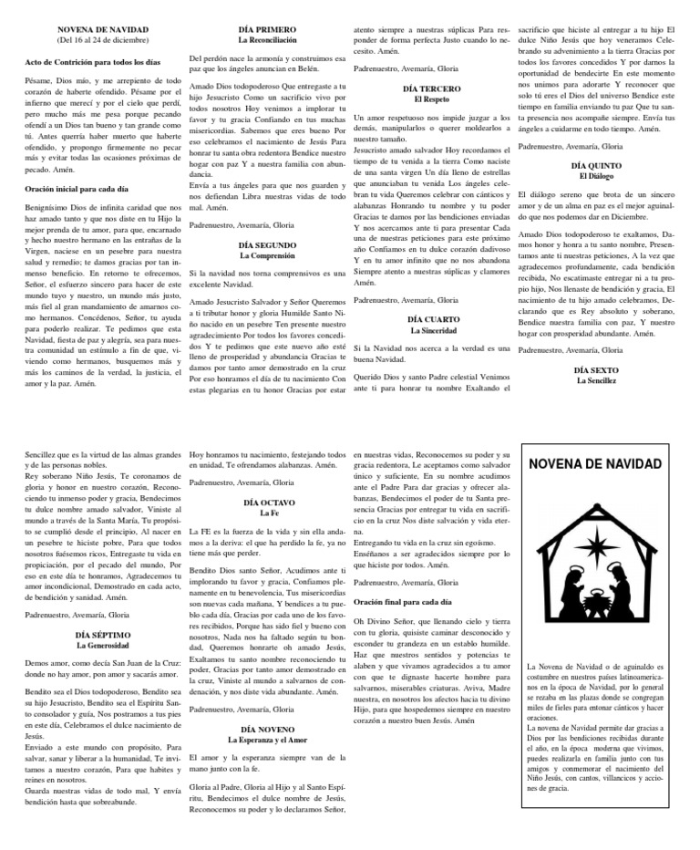 Novena de Navidad | PDF | orador del Señor | Amor