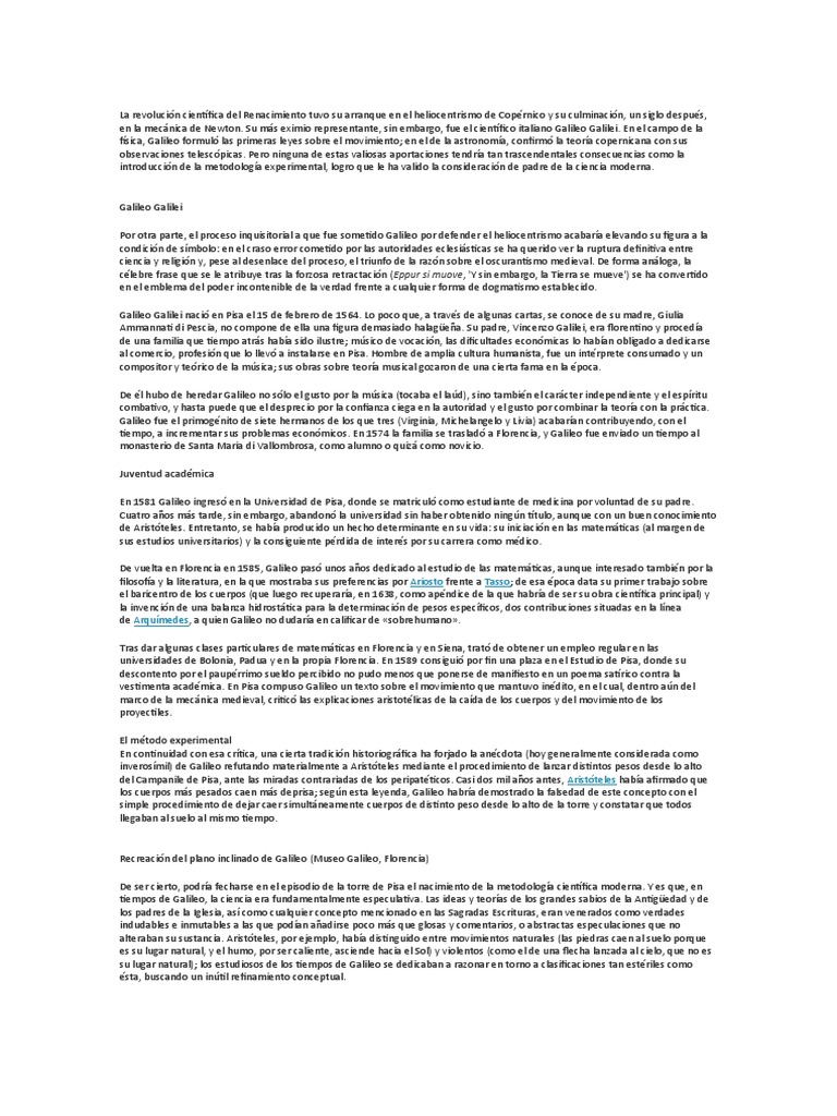 Galileo Galileo Descargar Gratis Pdf Galileo Galilei Nicolás