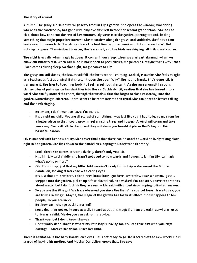 The Story of A Wind | PDF