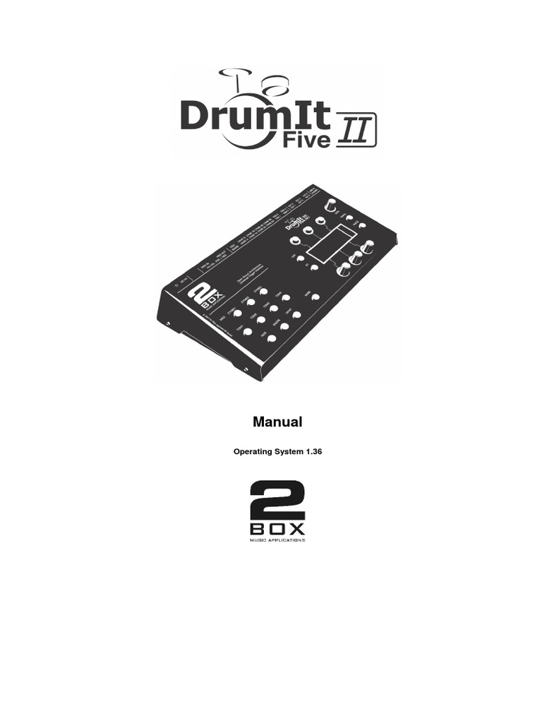 2BOX DrumIt Five MKII User Manual | PDF | Drum Kit | Computer File