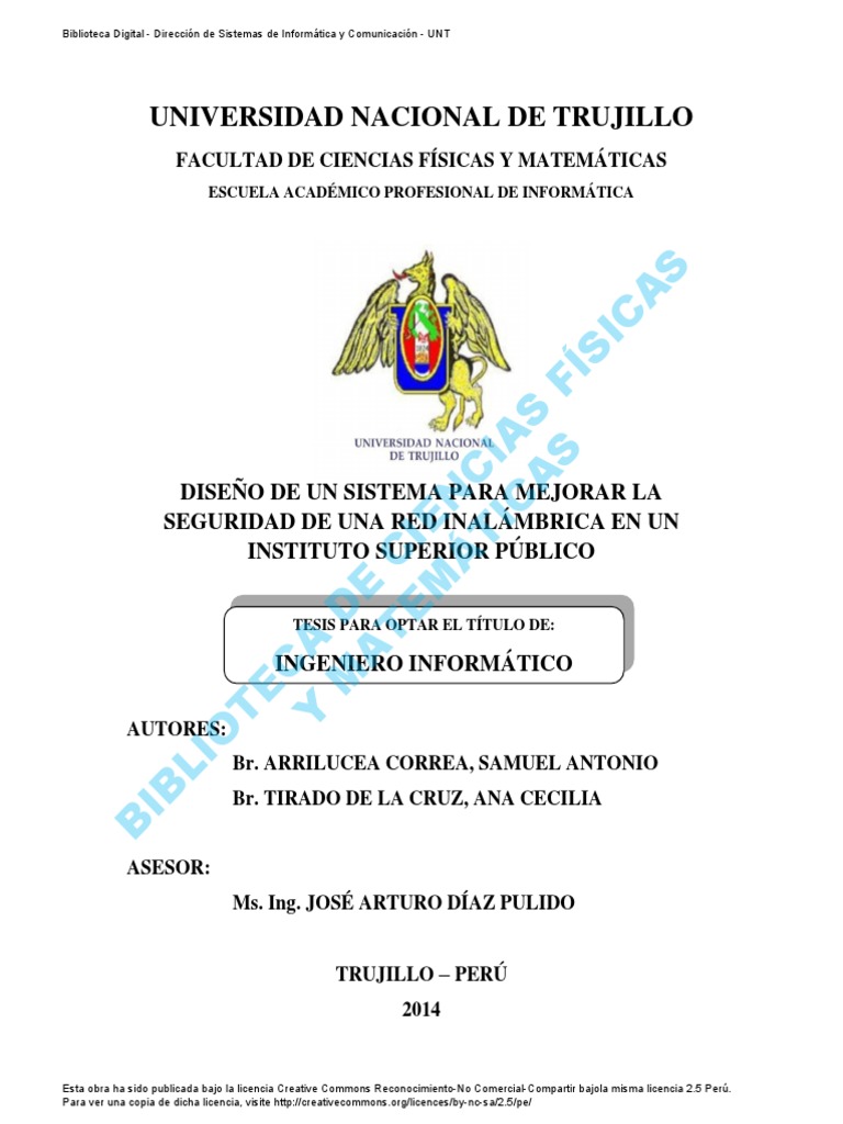 ARRILUCEA CORREA, Samuel Antonio - TIRADO DE LA CRUZ, Ana Cecilia | PDF ...