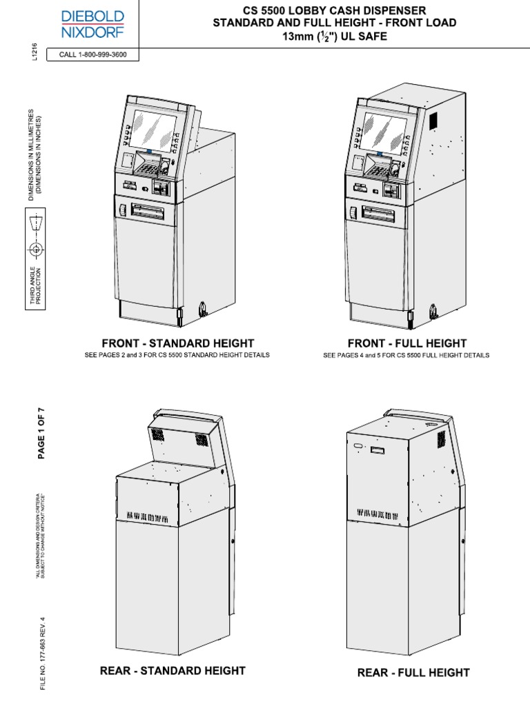 Diebold 5500 (Standard) | PDF | Ac Power Plugs And Sockets | Mains ...