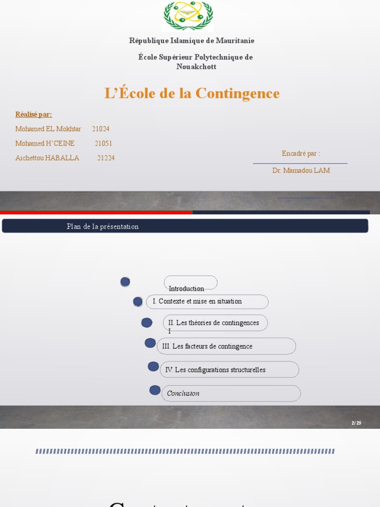 Théorie de la Contingence et Structures Organisationnelles | PDF | Business