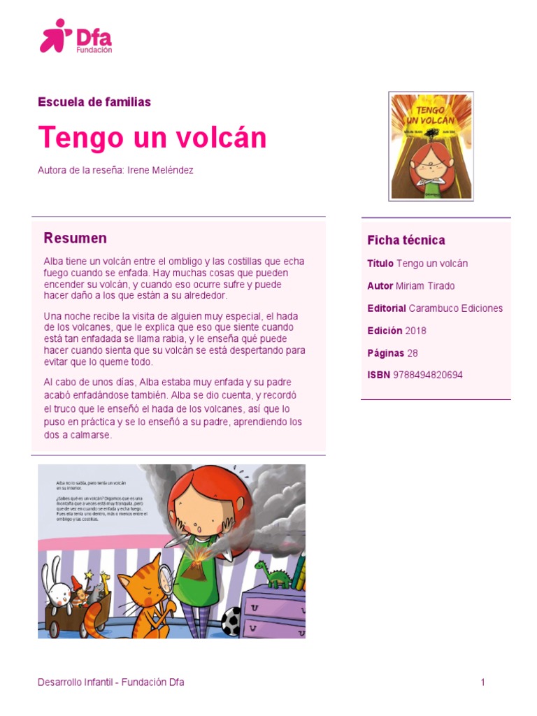 RESEÑA TENGO UN VOLCÁN_0 | PDF | Volcán