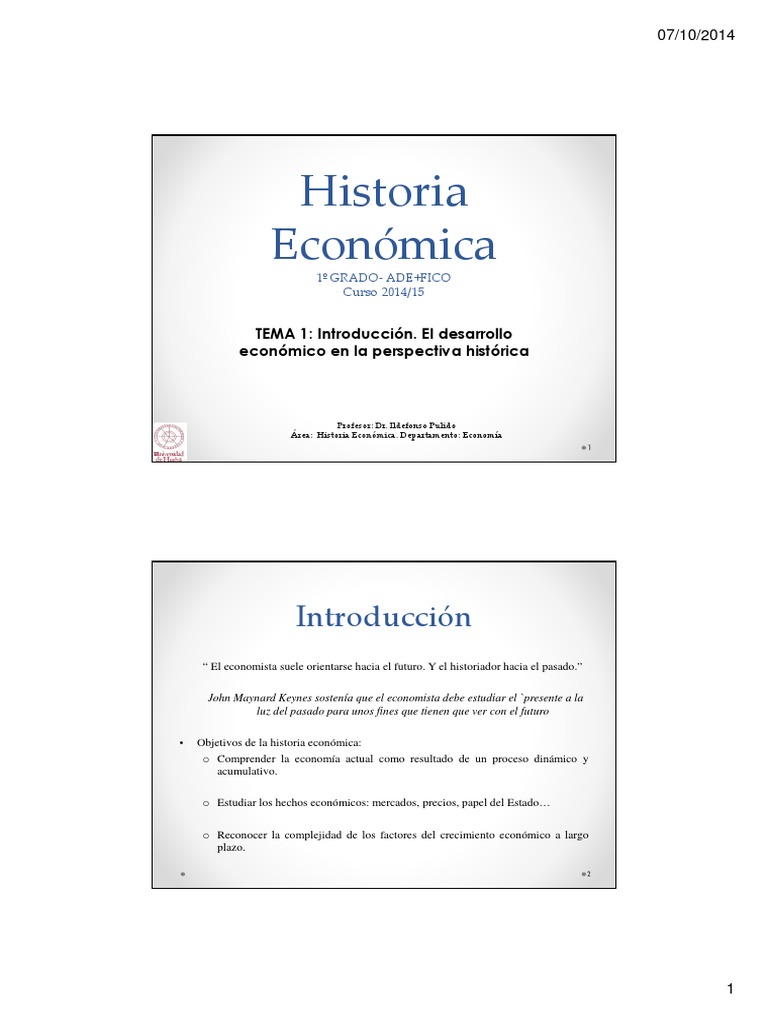 Presentación Tema 1 | Descargar gratis PDF | Crecimiento económico | Factores de producción