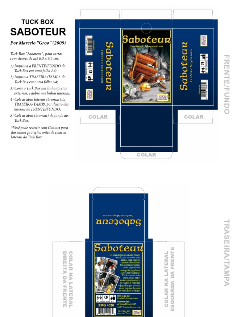 Saboteur - Tuck Box Groo | PDF