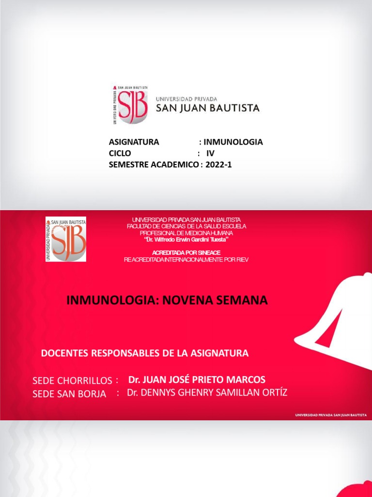 INMUNOLOGIA | PDF | Sistema inmune | Complejo mayor de histocompatibilidad