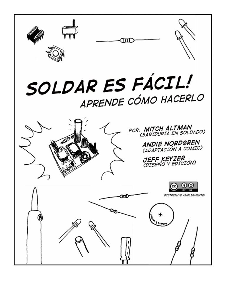 Comic Soldar Es Facil Español "Soldering Is Easy" | PDF | Placa de ...