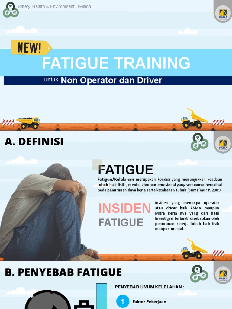 Manajemen Fatigue untuk Operator dan Driver | PDF