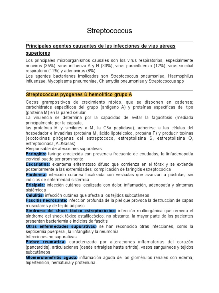 Streptococcus | PDF | Estreptococo | Meningitis