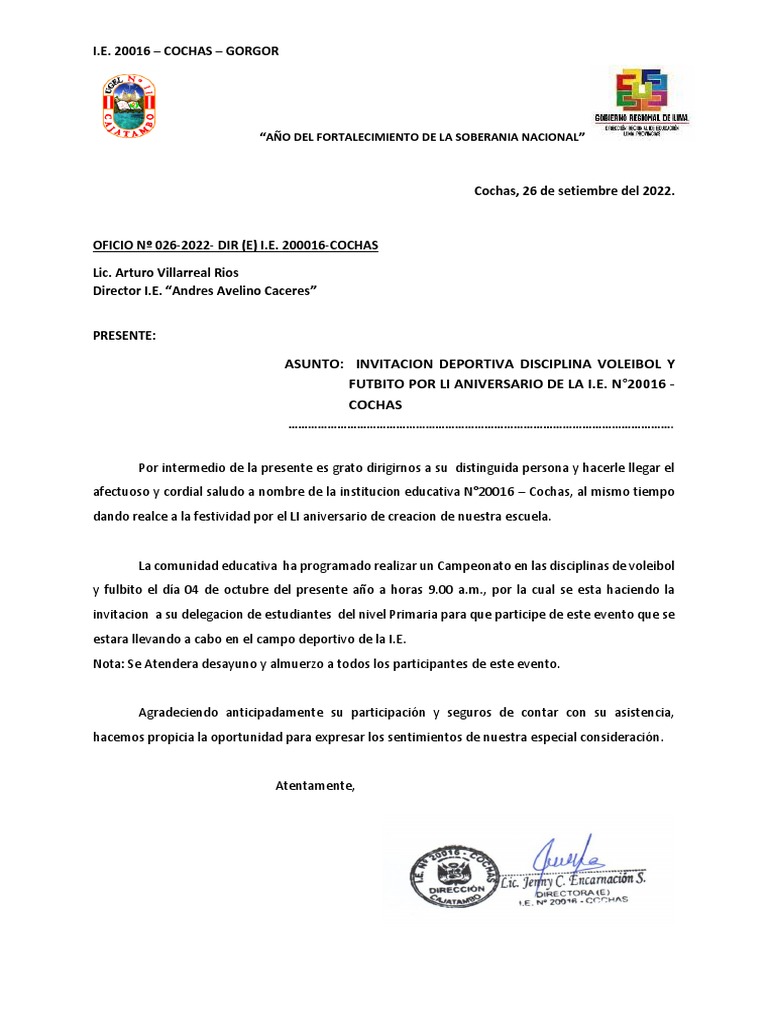 Invitacion Deportiva Por Aniversario | PDF | Ciencias sociales | Viajes ...