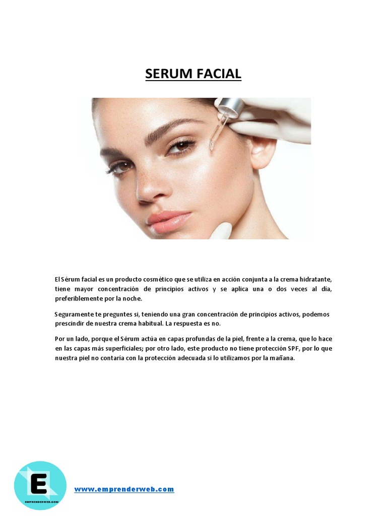 SERUM | PDF | Productos cosméticos | Leche