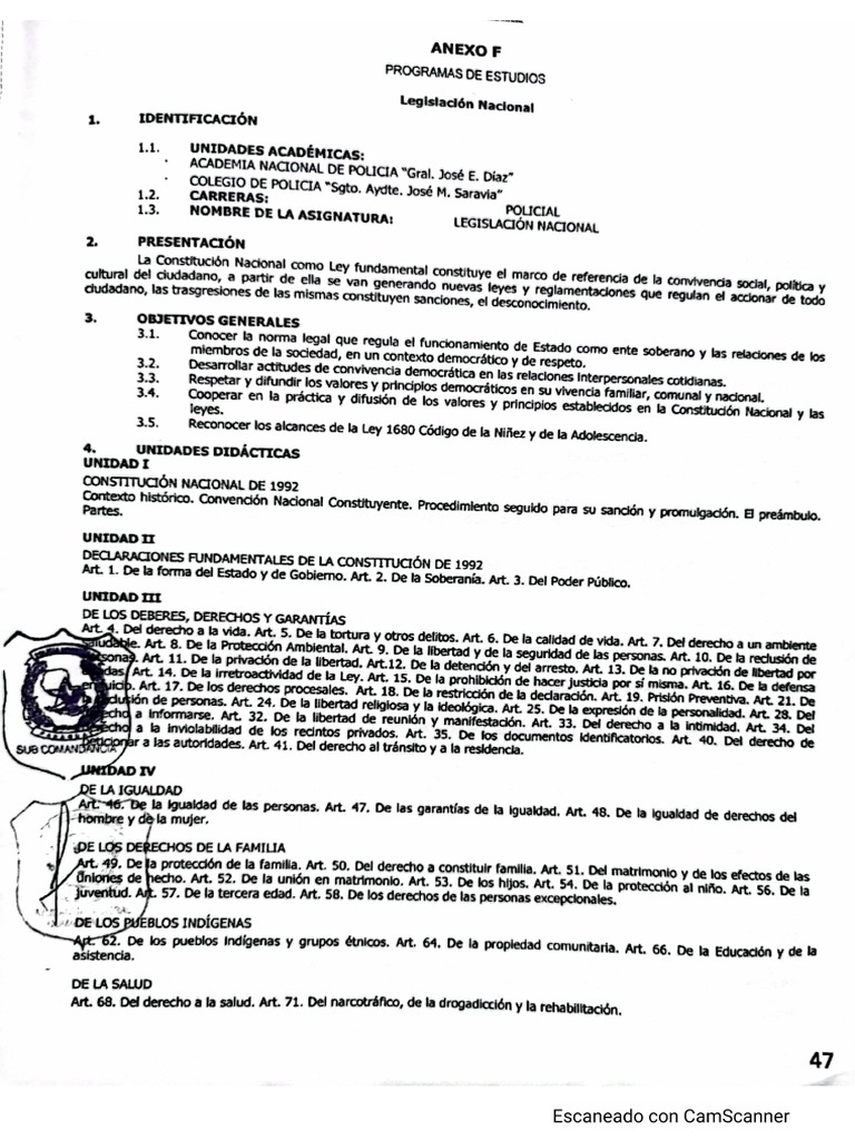 Programa Isepol | PDF