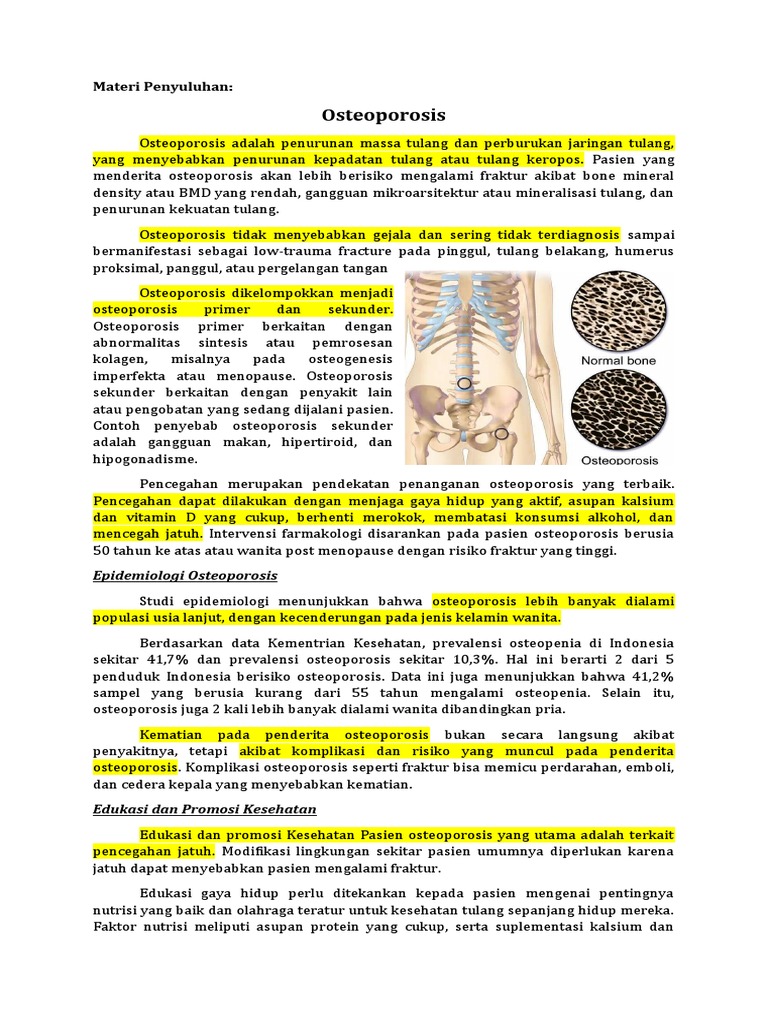 Osteoporosis Pdf