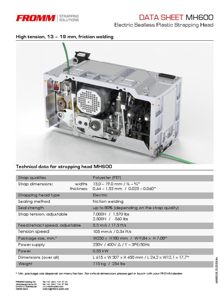 Datasheet MH600 | PDF | Secondary Sector Of The Economy | Industrial ...