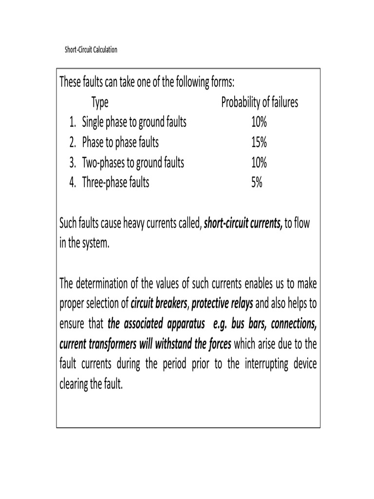 (2 2) Short Circuit Calculation | PDF | Electrical Impedance | Transformer