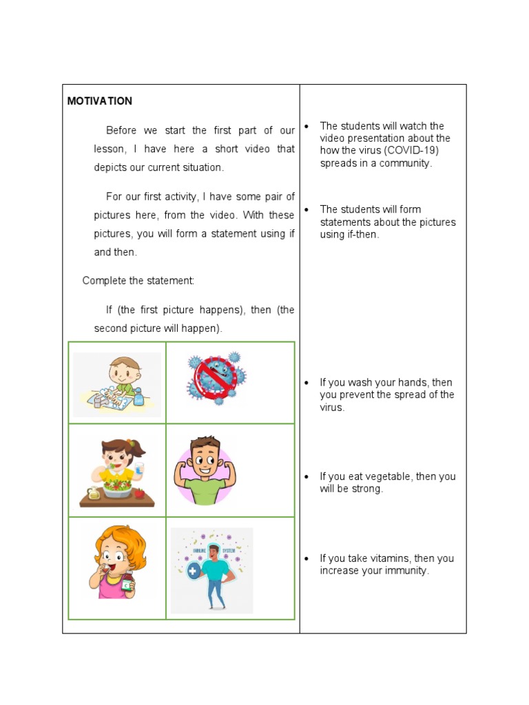 LESSON PLAN Motivation2 | PDF