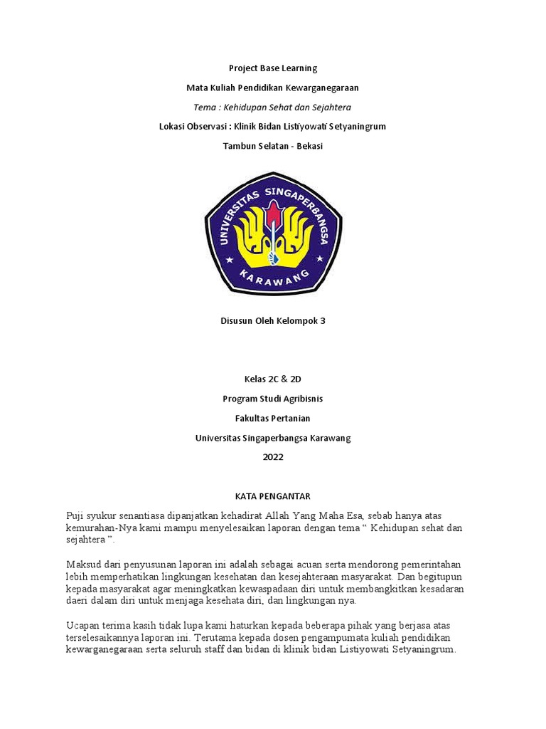 Project Base Learning | PDF