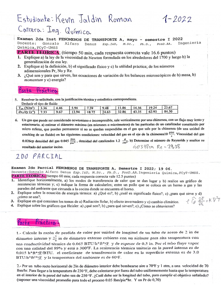 Examenes Feno A 1-2022 | PDF