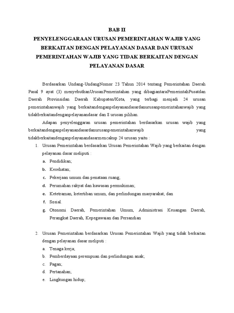 Data Urusan PPA | PDF