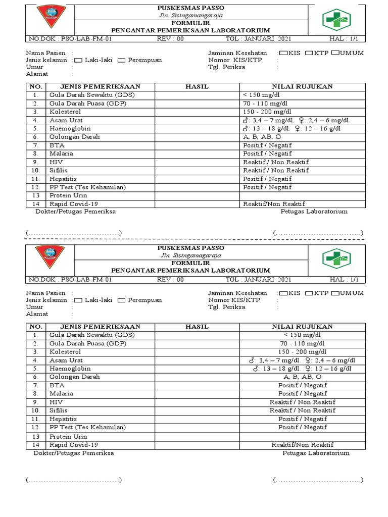 Pengantar Laboratorium | PDF