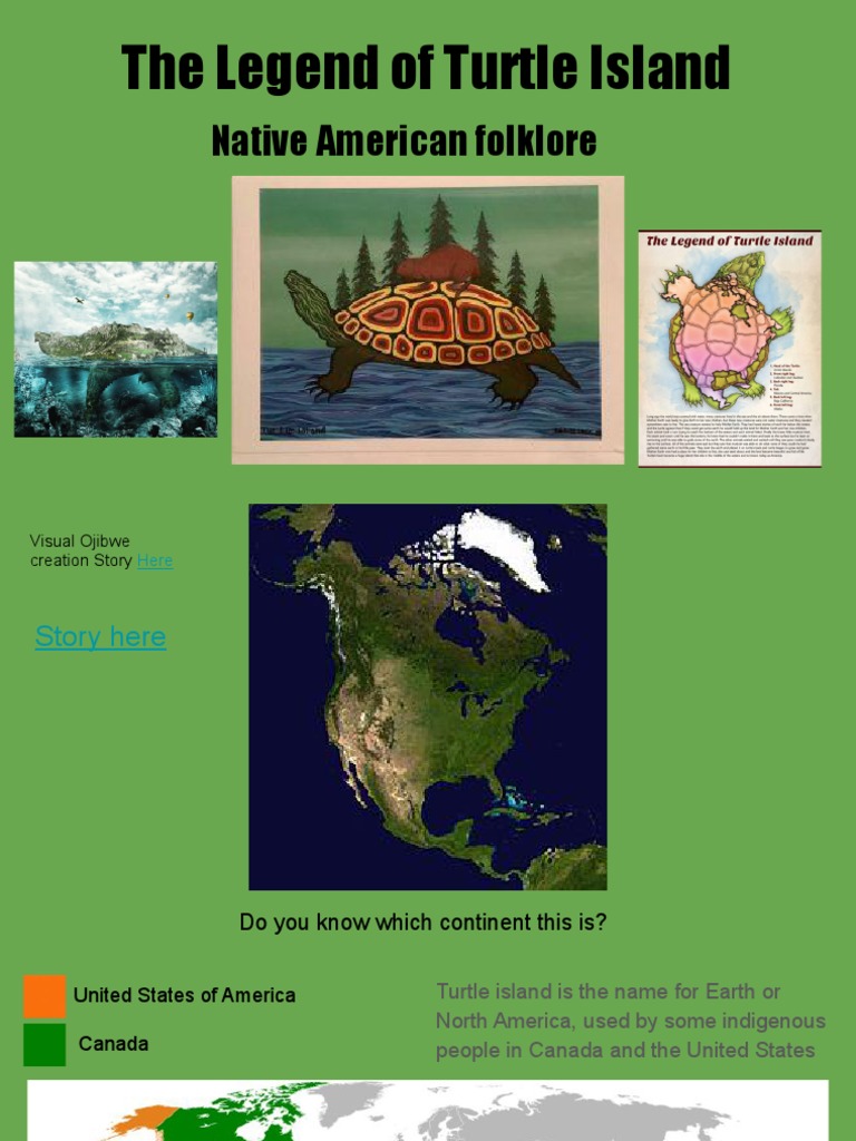 The Legend of Turtle Island - Native Creation Story | PDF