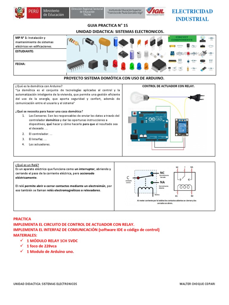 15-PRACTICA SISTEMAS EO.N-D T-Rele | PDF