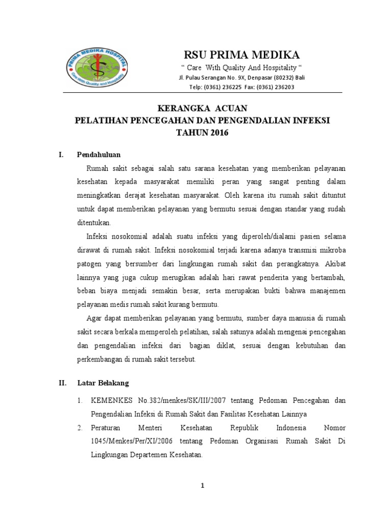 Contoh Tor Diklat (HRD) | PDF