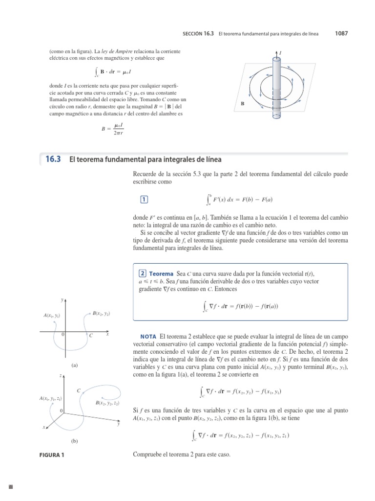 Teorema Fundamental Integrales Linea | PDF | Integral | Vector Euclidiano