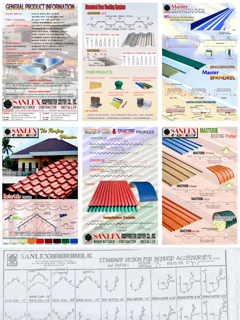 Sanlex Roofmaster Brochure | PDF