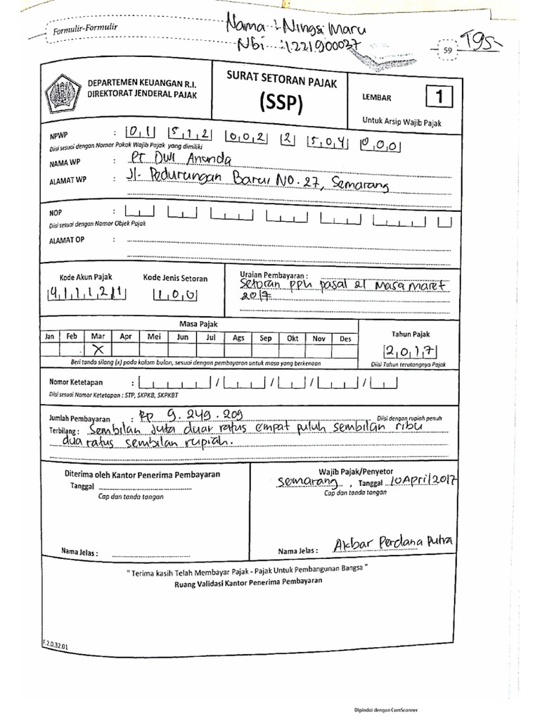Ningsi Maru - Tgs 4 Lab Kom Perpajakan | PDF
