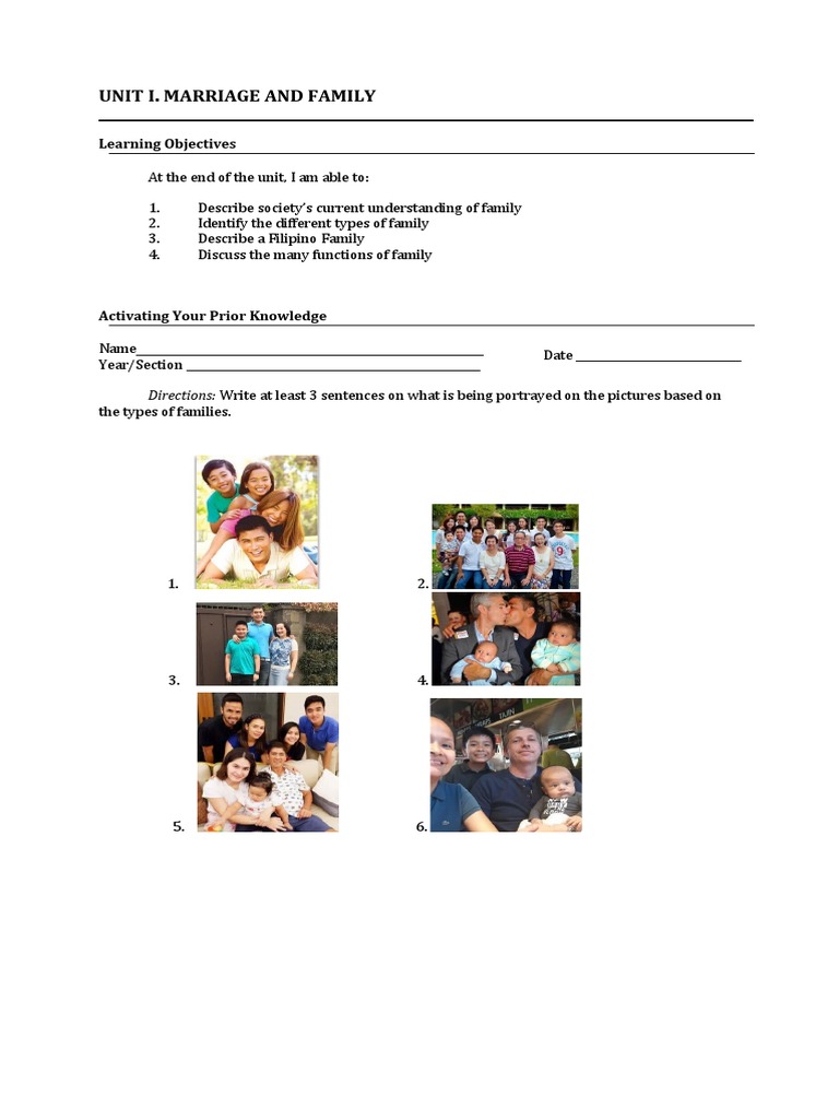 Types and Functions of Family Systems | PDF | Family | Marriage