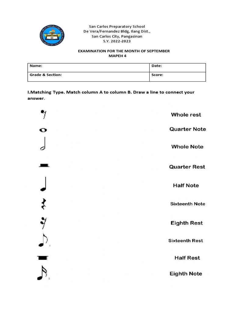 4 Mapeh | PDF | Rhythm | Musical Compositions