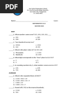 Math 2 and 3 Quiz Bee Answer Key | PDF | Naming Conventions | Mathematical Notation