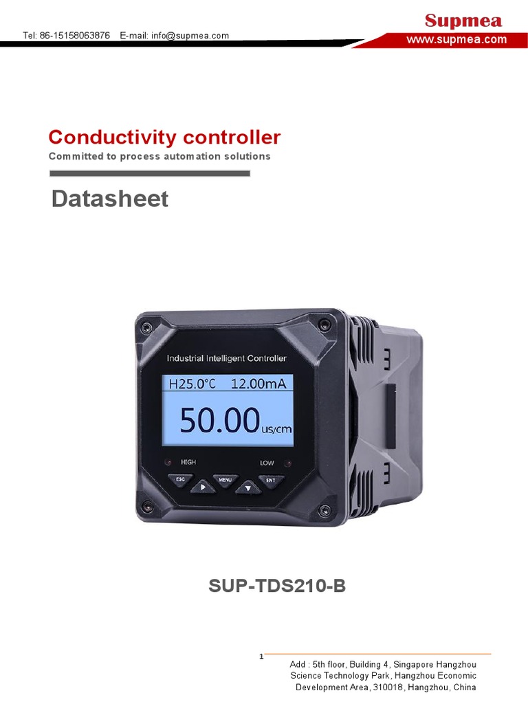 Datasheet Ec4.0 | PDF | Chemistry | Applied And Interdisciplinary Physics