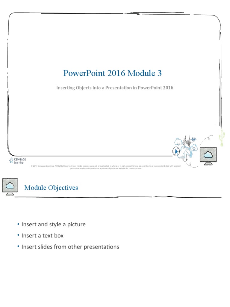 PowerPoint 2016 Module 3 PPT Presentation | PDF | Microsoft Power Point ...